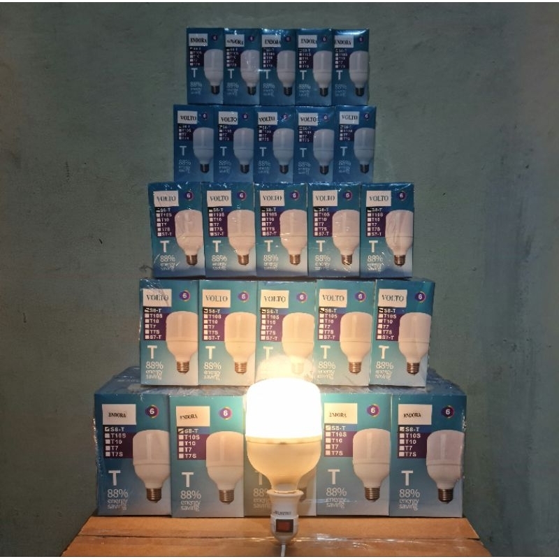 Jual LAMPU LED 10 WATT WARNA KUNING ( WARM WHITE ) HEMAT ENERGI 88% AVERA BUNETS | Shopee Indonesia