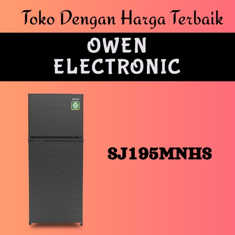 Jual SHARP KULKAS 2 PINTU KECIL SMALL 2 DOOR REFRIGERATOR SJ195MNHS | Shopee Indonesia