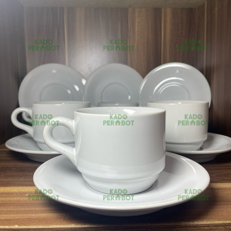 Jual Cangkir Set Keramik Isi 6 Set 12Pcs - Gelas Set Keramik 12 ...