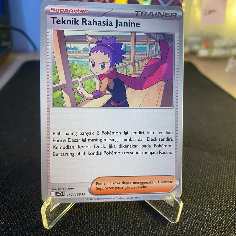 Jual Teknik Rahasia Janine 157/166 TCG Pokemon Indonesia | Shopee Indonesia