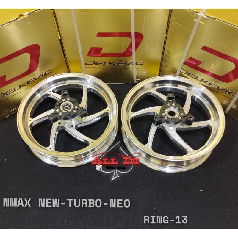 Jual VELG DELKEVIC NMAX NEW/NMAX OLD/AEROX 155 OLD/NEW/NMAX TURBO/NMAX ...