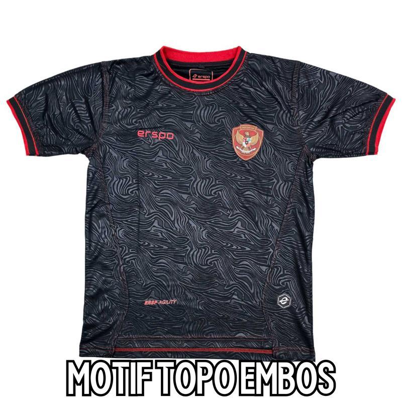 Jual Jersey Timnas Indonesia Erspo 2024 Terbaru Hitam 3rd Bahan Topo ...