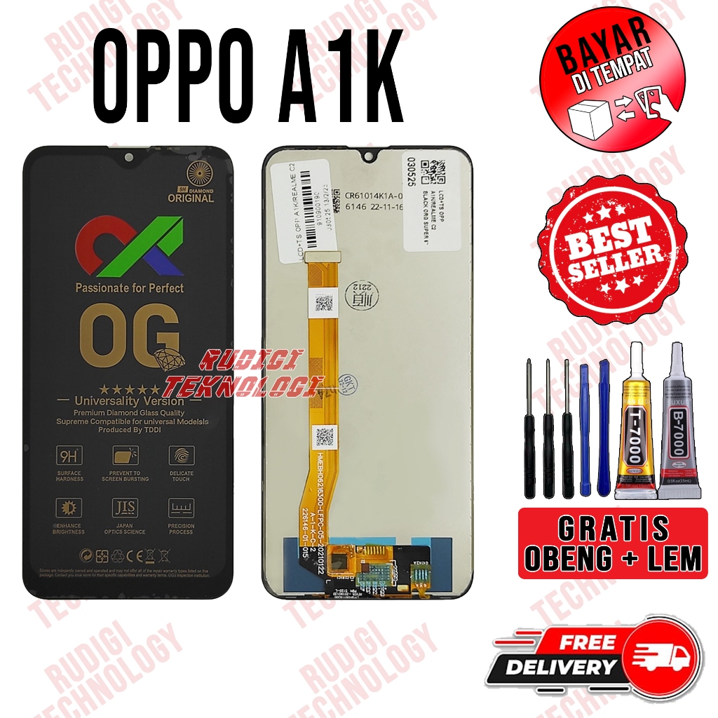 Jual Lcd OPPO A1K Original Gratis Lem dan Obeng Lcd Touchscreen OPPO ...