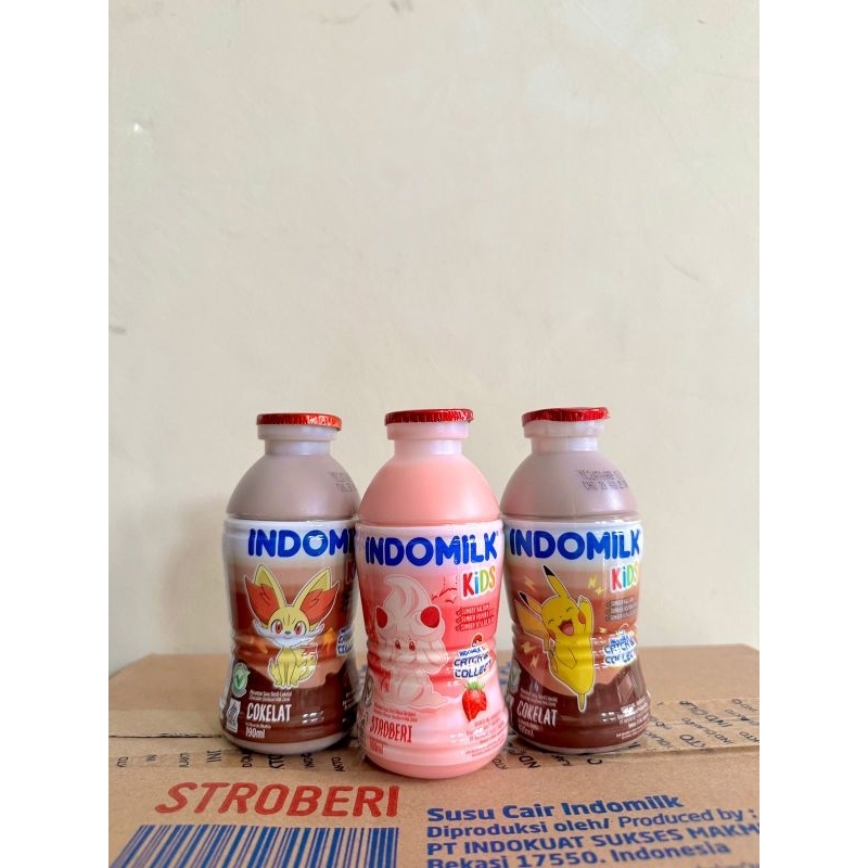 Jual SUSU INDOMILK CAIR BOTOL 190ML KARTONAN / 1 DUS ISI 24 PCS | Shopee Indonesia