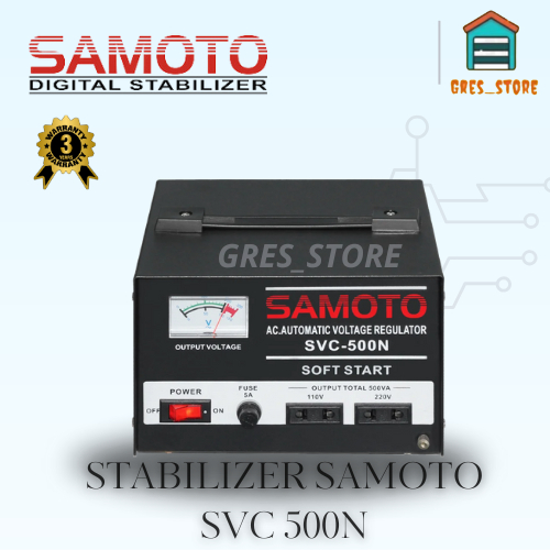 Jual STABILIZER SERVO MOTOR SAMOTO 500VA | Shopee Indonesia