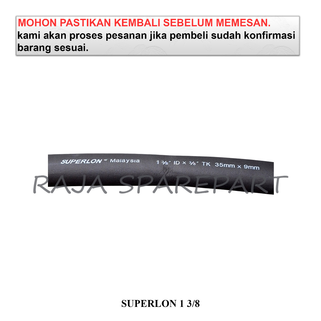 Jual S13/8 SUPERLON/SUPERLON PEMBUNGKUS PIPA AC/SUPERLON 1 3/8 | Shopee ...