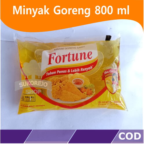 Jual Minyak Goreng Fortune 800 ml - Minyak Goreng Promo - Minyak Goreng ...