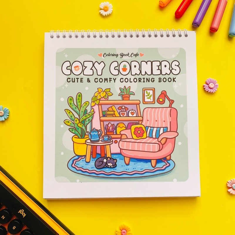 Jual Cozy Corner Green Cute And Comfy Coloring Book - Buku Mewarnai ...