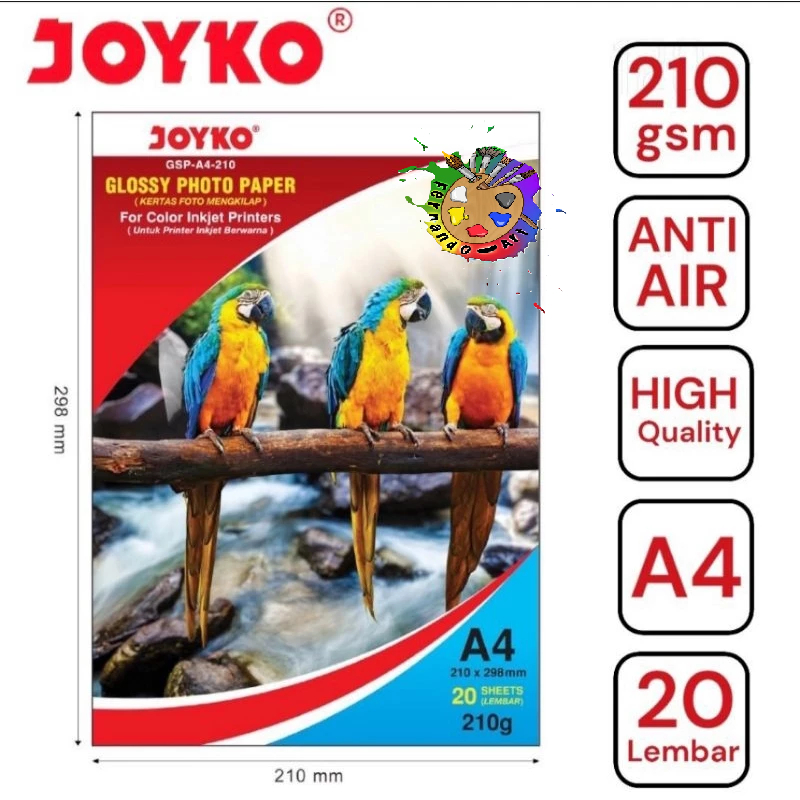 Jual Glossy Photo Paper Joyko GSP A4 210 / Kertas Foto | Shopee Indonesia