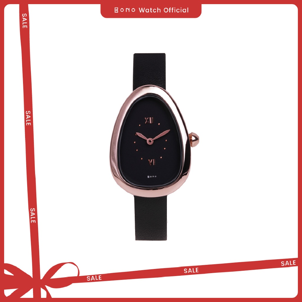Jual Jam Tangan Wanita Bono Watch Firenze Noir Black | Shopee Indonesia