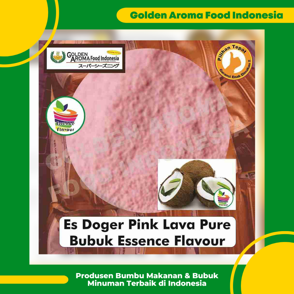 Jual Bubuk Es Doger Pink Lava Pure Efe 1/2kg Essen Flavor Ekstrak Es ...