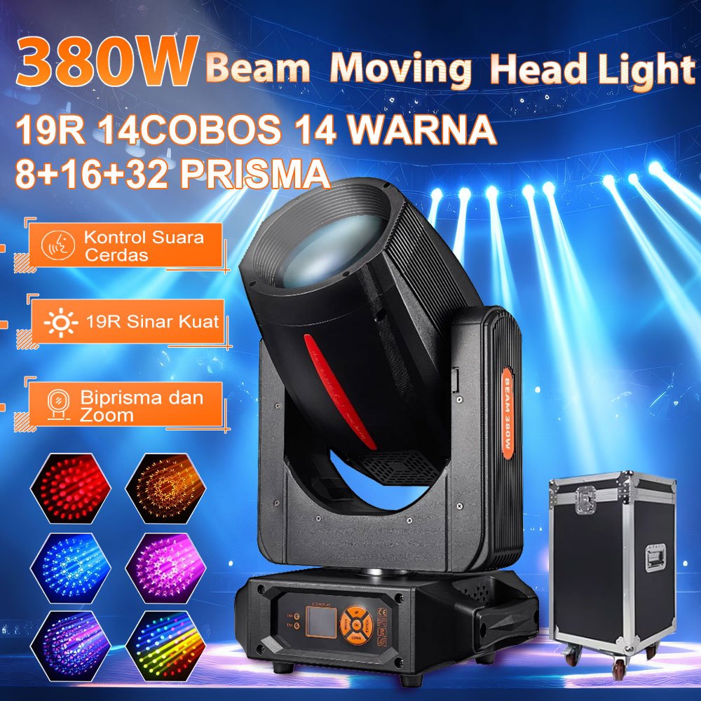 Jual 380w Moving lampu beam Led Disco Light Moving Head Beam Led Dengan ...