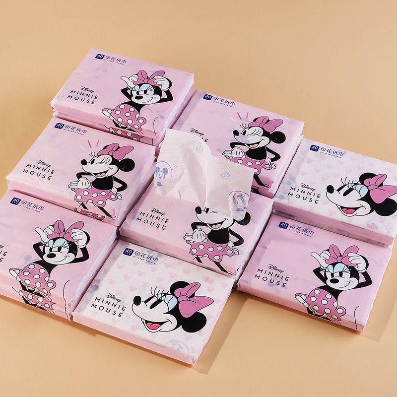 Jual Tisu Kering 3 ply Karakter Lucu Mini Dry Tissue Printed patterned ...