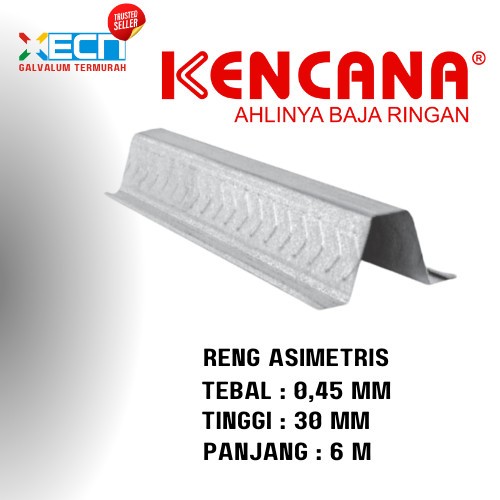 Jual RENG GALVALUM TH30 TEBAL 0.45MM X 6M KENCANA | Shopee Indonesia