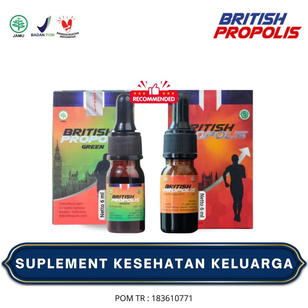 Jual British Propolis Original Dewasa / Kids Suplemen Herbal Sistem ...