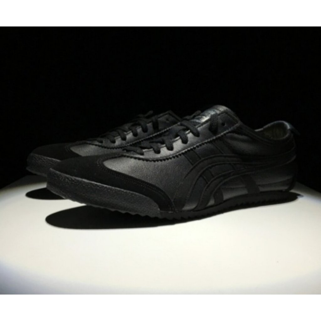 Jual SEPATU SEKOLAH DAN KERJA ASICS TIGER WARNA HITAM POLOS TERBARU ...