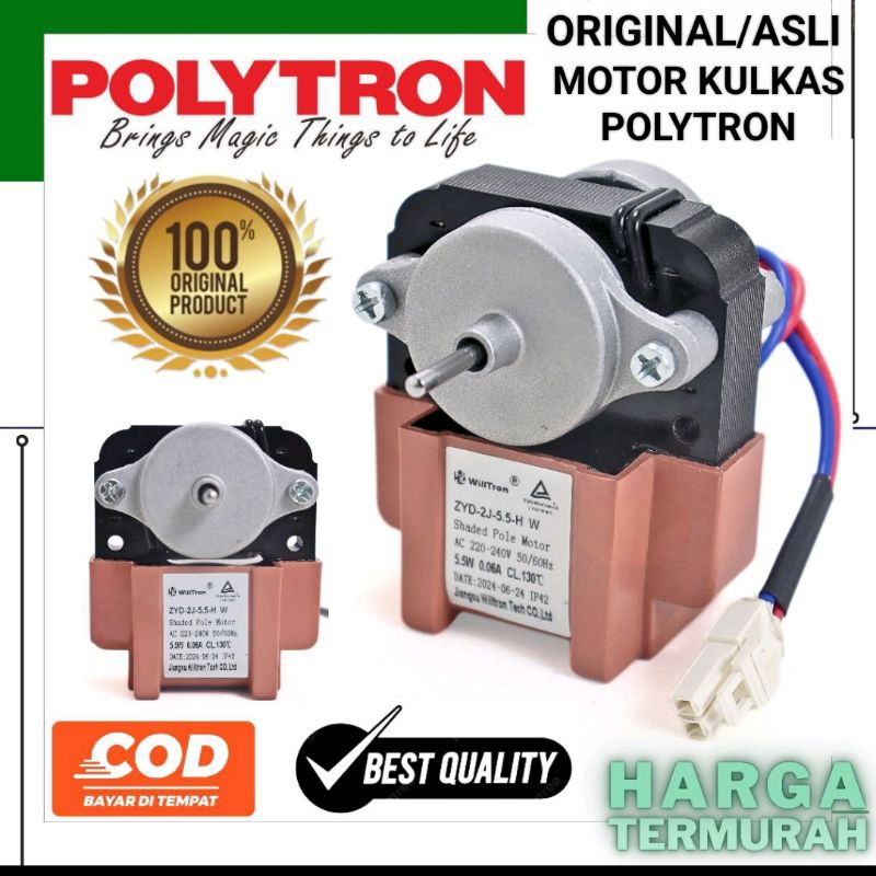 Jual FAN SHOWCASE POLYTRON ORIGINAL | MOTOR FAN SHOWCASE | DINAMO KIPAS ...