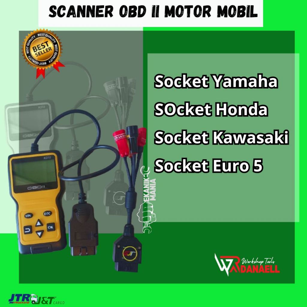 Jual Scanner Motor Yamaha OBD II untuk motor OBD 2 | Shopee Indonesia