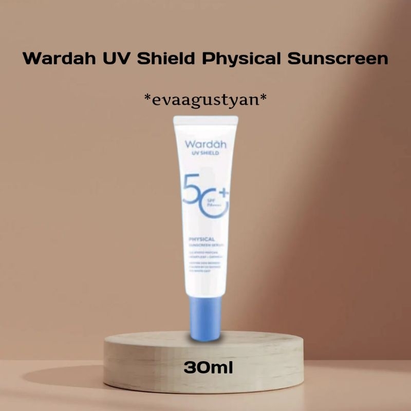 Jual *Wardah - UV Shield Physical Sunscreen Serum SPF50+ PA++++ | 30ml ...
