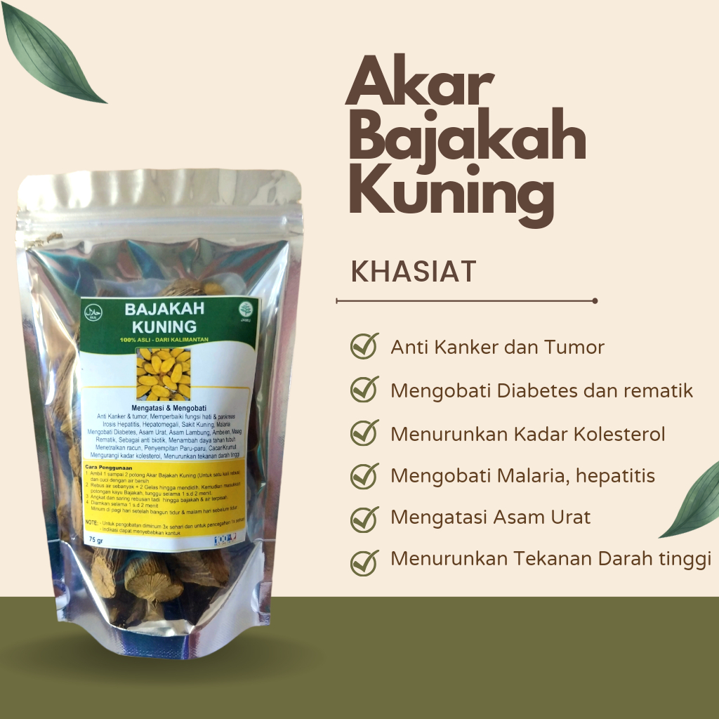 Jual Bajakah kuning original 100% asli dari kalimantan, obat herbal ...