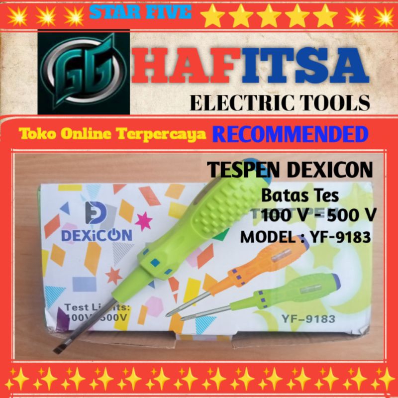 Jual TES PEN DEXICON / TES PEN LISTRIK/ TES PEN ALAT ARUS LISTRIK ...