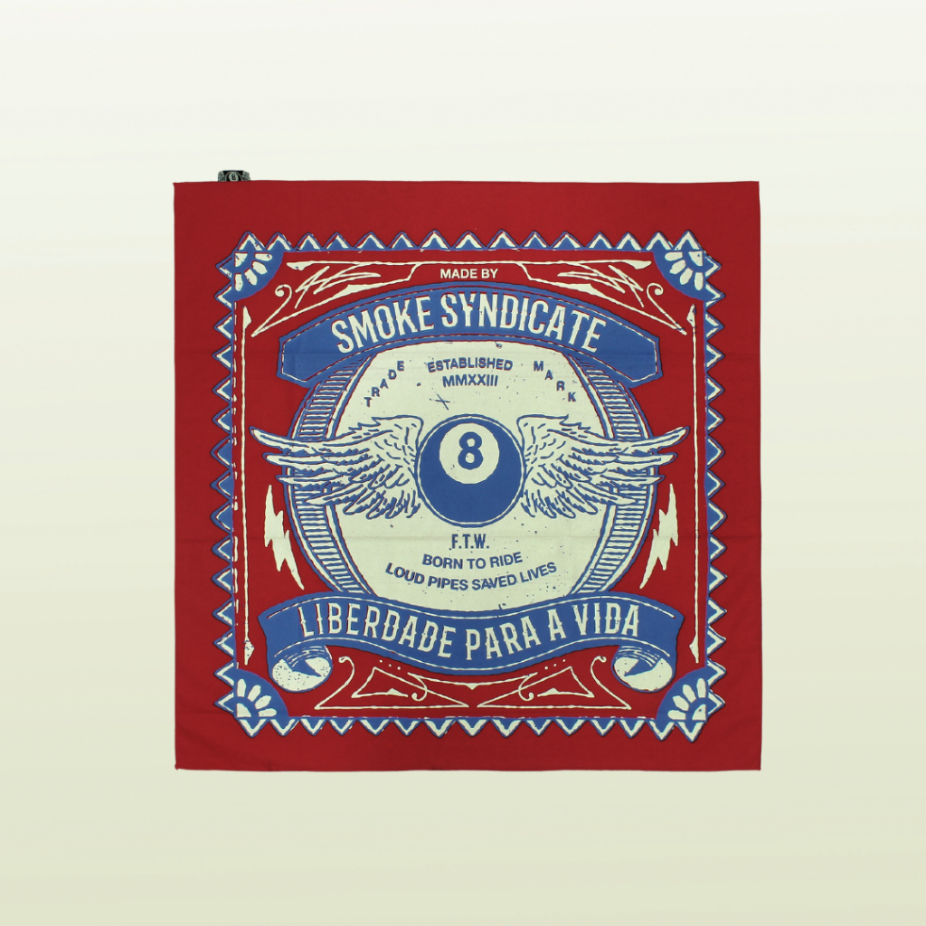 Jual SMOKE Bandana WINGS - Red Buff | Shopee Indonesia