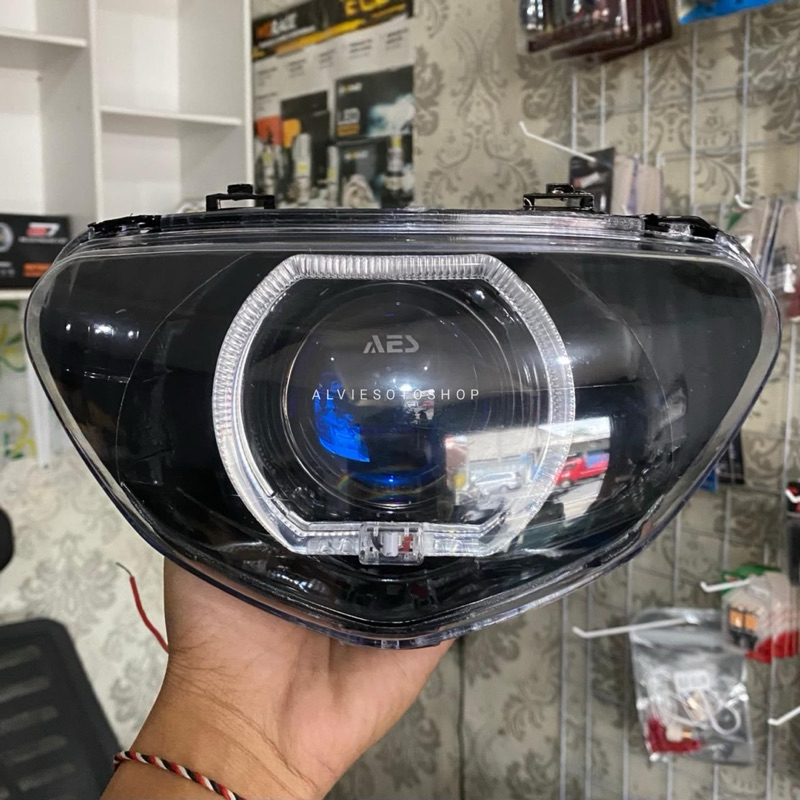 Jual Lampu Biled Mio Sporty Aes Turbo Exprince Devil Rgb | Shopee Indonesia