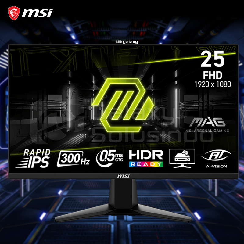 Jual MSI MAG 255XF 25" IPS 0.5ms 300Hz FHD Gaming Monitor | Shopee ...