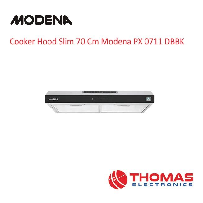Jual Cooker Hood Slim 70 Cm Modena PX0711DBBK PX 0711 DBBK Garansi ...