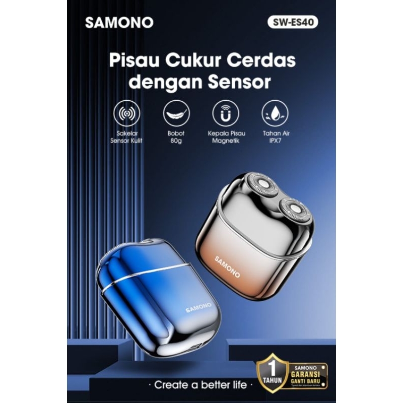 Jual Samono alat cukur mini elektrik shaver SW-ES40 | Shopee Indonesia
