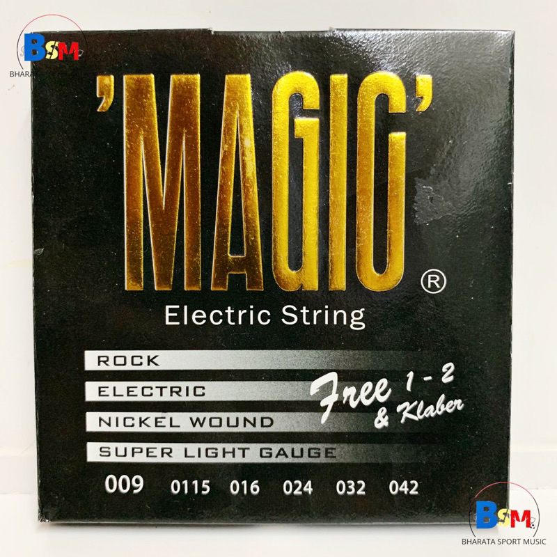 Jual SENAR GITAR ELECTRIC STRING MAGIC | Shopee Indonesia