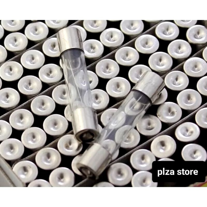 Jual Fuse sekring Kaca 5x20/5x30 ukuran 30A 30amper fuse sekring 30A ...