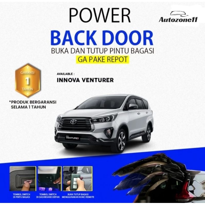 Jual power back door innova reborn tipe Q & venturer pintu bagasi ...