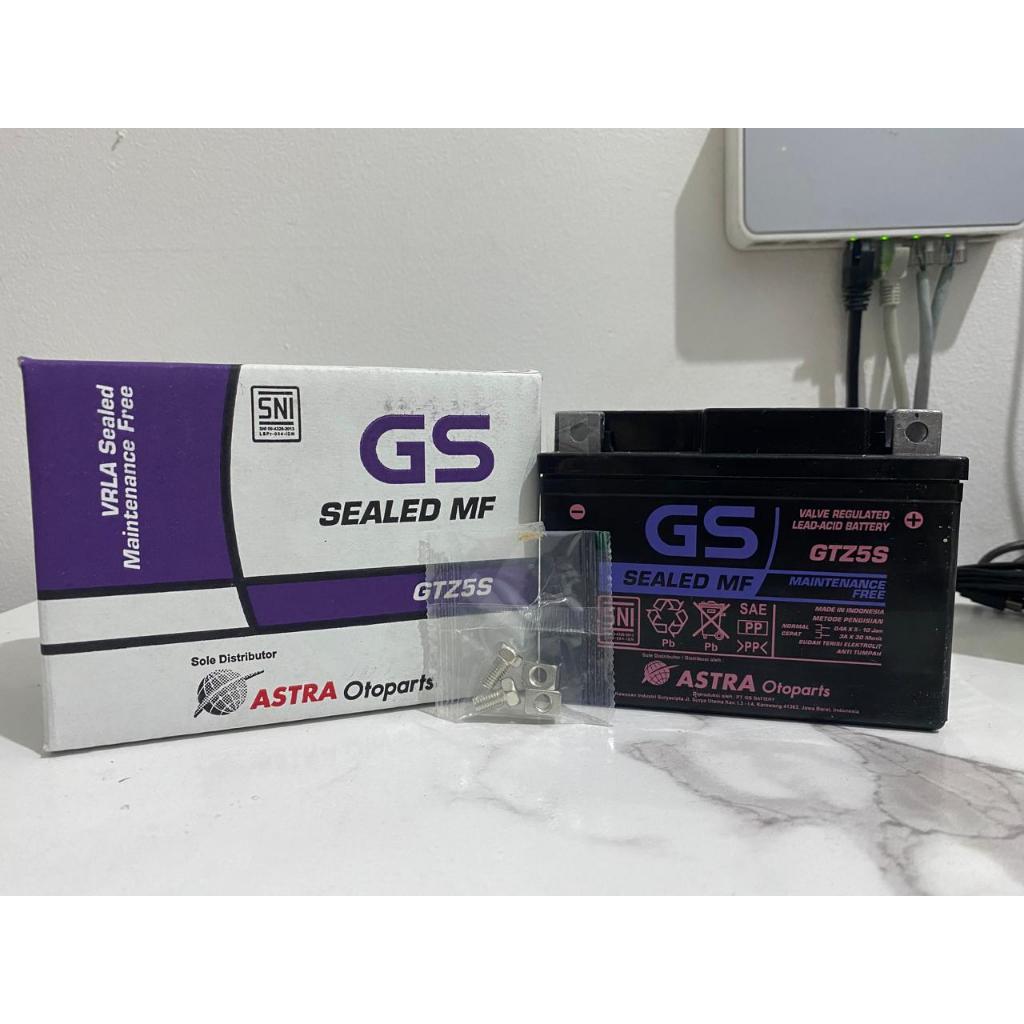 Jual Aki Kering Motor GS ASTRA GTZ-5S Karisma Supra X 125 Beat Scoopy ...