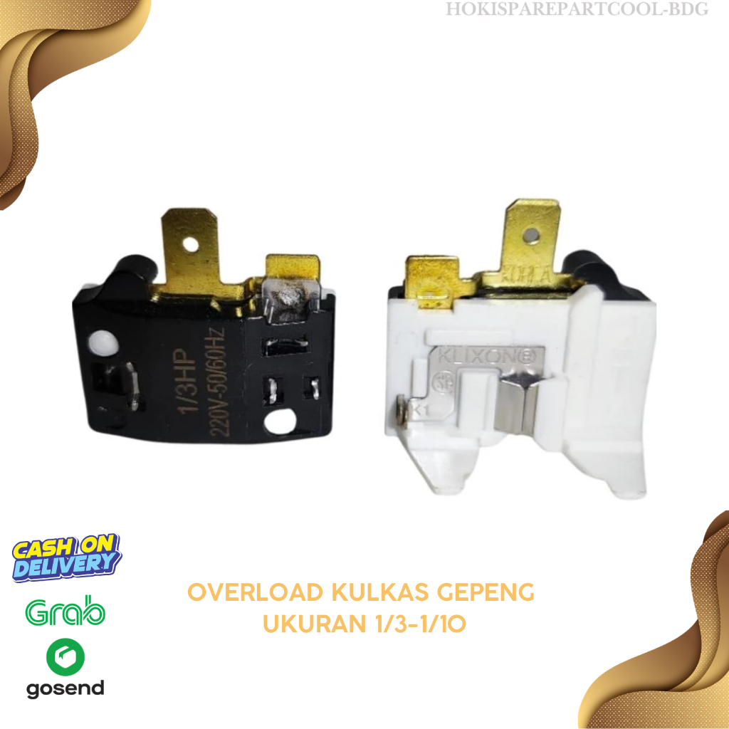 Jual OVERLOAD KULKAS GEPENG KLIXON UKURAN 1/3 SAMPAI 1/10HP | Shopee ...
