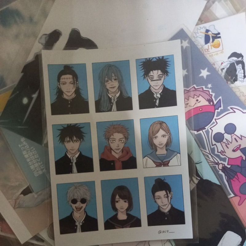 Jual [ JUJUTSU KAISEN ] NEPPURI ARTPRINT FANMERCH JP KARTU FOTO ANIME ...