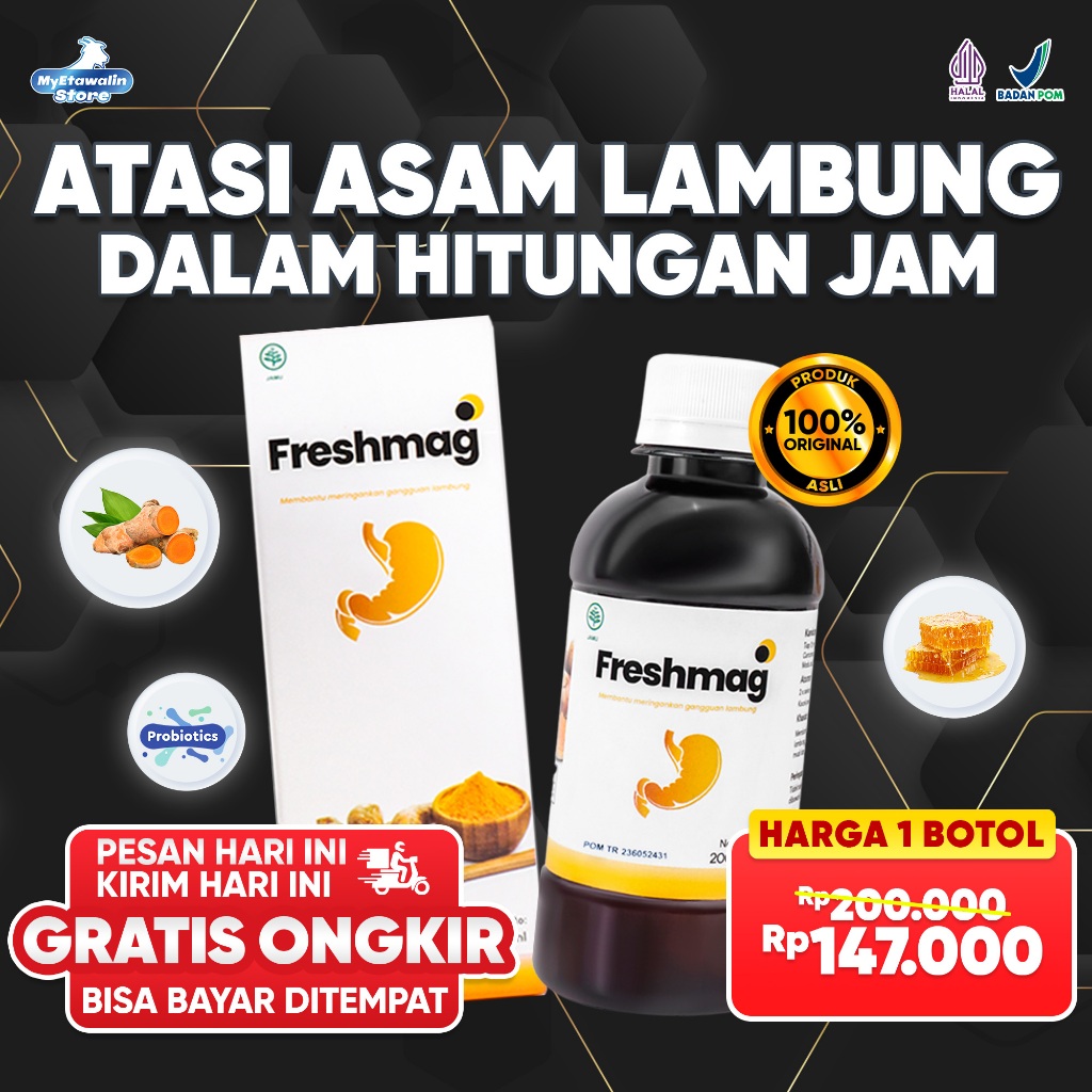 Jual Freshmag - Madu Solusi Atasi Asam Lambung Gerd Infeksi Lambung Mual Muntah Lancarkan ...