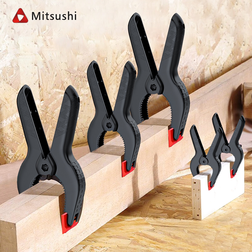 Jual Mitsushi Spring Clamp Nylon 2" 3" 4" 6" 9" Alat Penjepit Kayu Besi ...