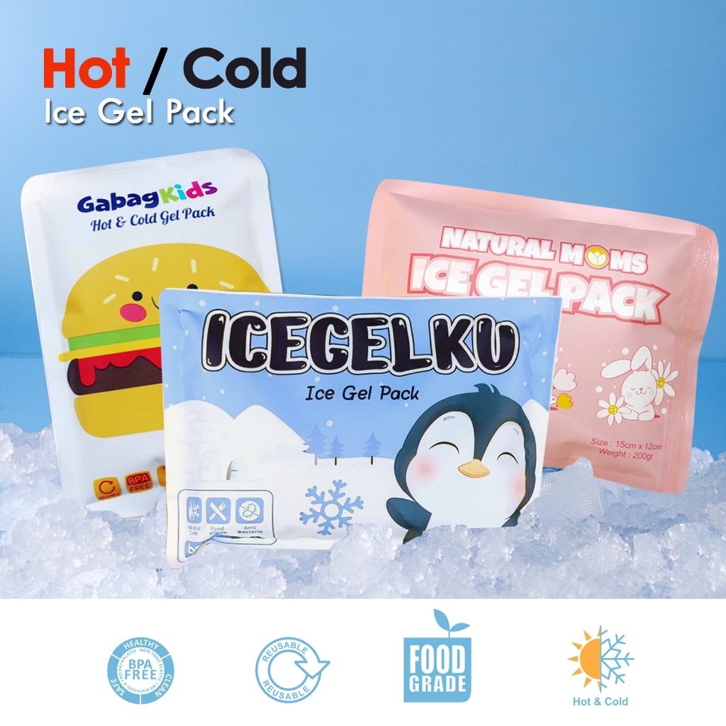 Jual Ice gel pack kecil 200 gram pendingin asi cooler gel botol asip ...