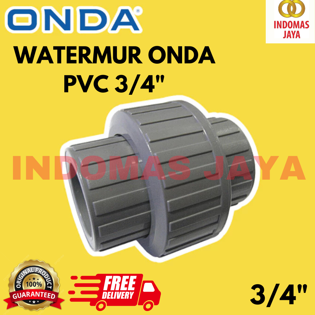 Jual ONDA WATER MOOR MUR 3/4" PVC VALVE (MUR AIR) | Shopee Indonesia