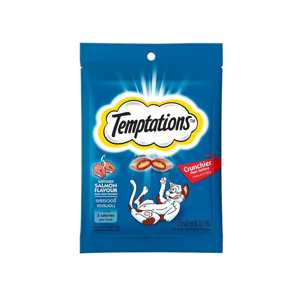 Jual Temptation bites Snack Cemilan Kucing 30 gram All Varian | Shopee ...