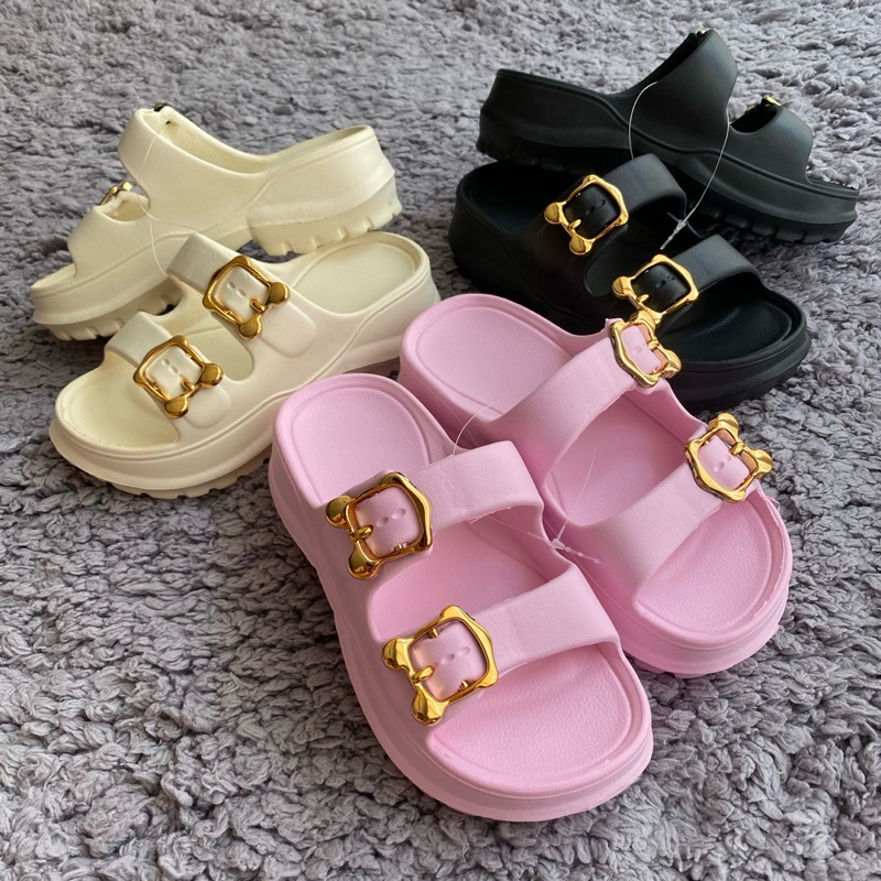 Jual Sandal Fuji Anak Perempuan model baru 30-35 sandal ban dua gesper ...