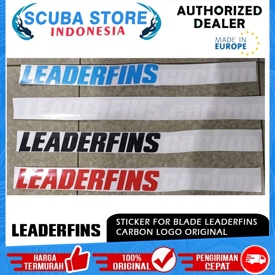 Jual Leaderfins Sticker For Blade Long Fin Carbon Logo Stiker 1 Pairs ...