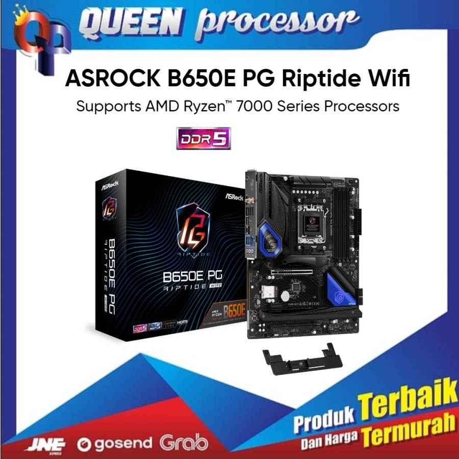 Jual ASROCK B650E PG Riptide WiFi ( AM5 / B650 / DDR5 ) | Shopee Indonesia