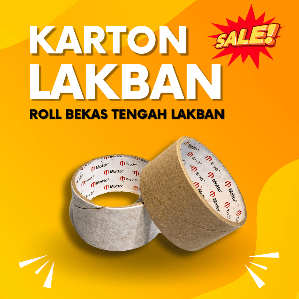 Jual KARTON ROLL TENGAH LAKBAN/KARTON DALAMANNYA LAKBAN/ROLL BEKAS ...