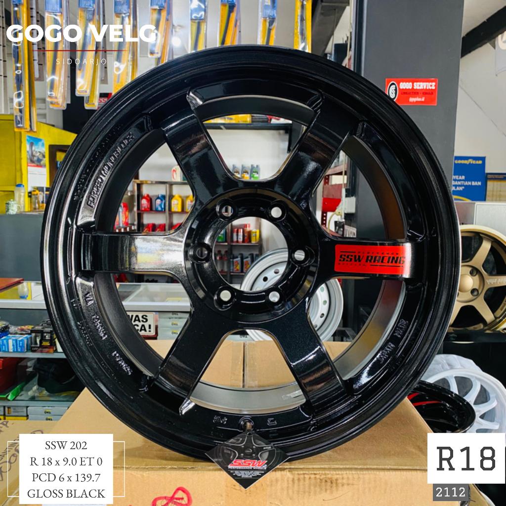 Jual Velg Mobil R18 ORI TE37 SSW 202 PCD 6x139,7 Lebar 9 ET 0 Pajero Fortuner Ring 18 Gloss ...