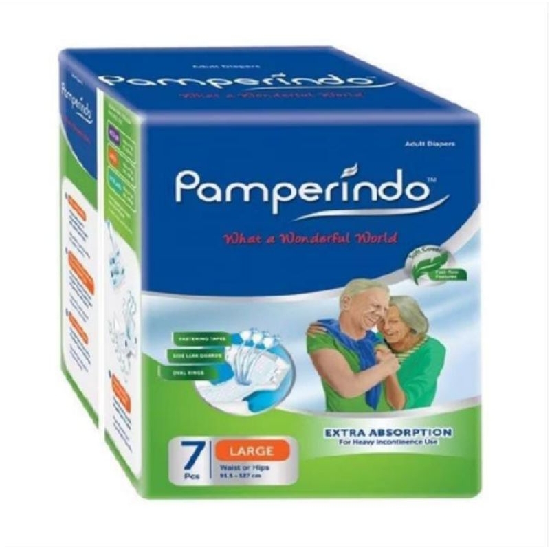 Jual Pamperindo Popok Dewasa Tipe Perekat M8/L7XL6 | Shopee Indonesia