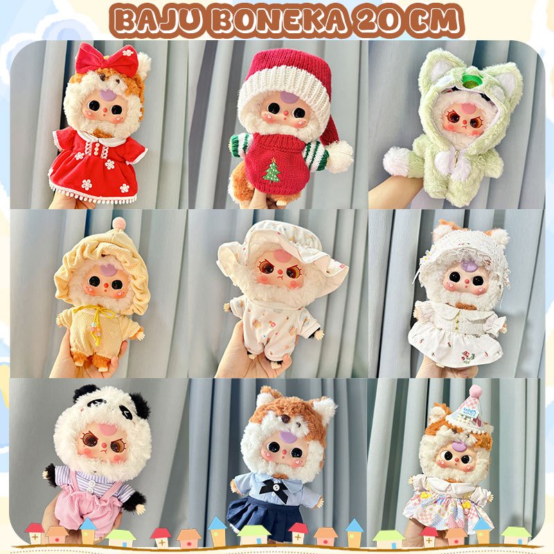 Jual [READY STOCK] Baby Three VER 3 baju 20cm cotton boneka baju ...