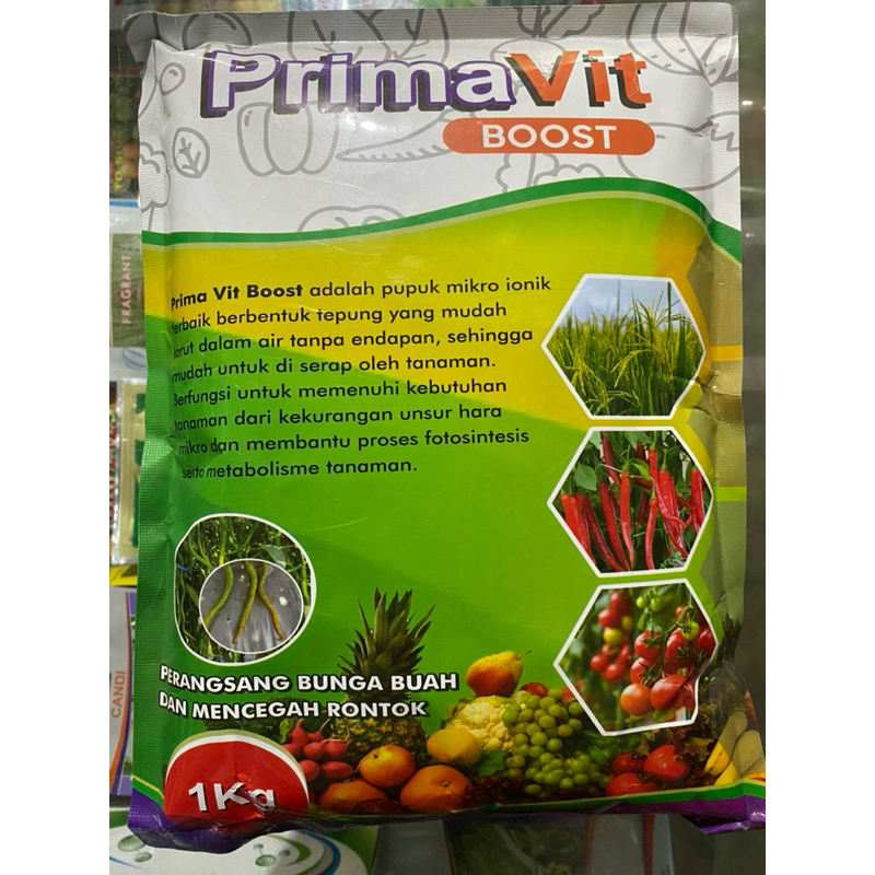 Jual PRIMAVIT BOOST 1kg ( Pupuk bunga buah ) | Shopee Indonesia