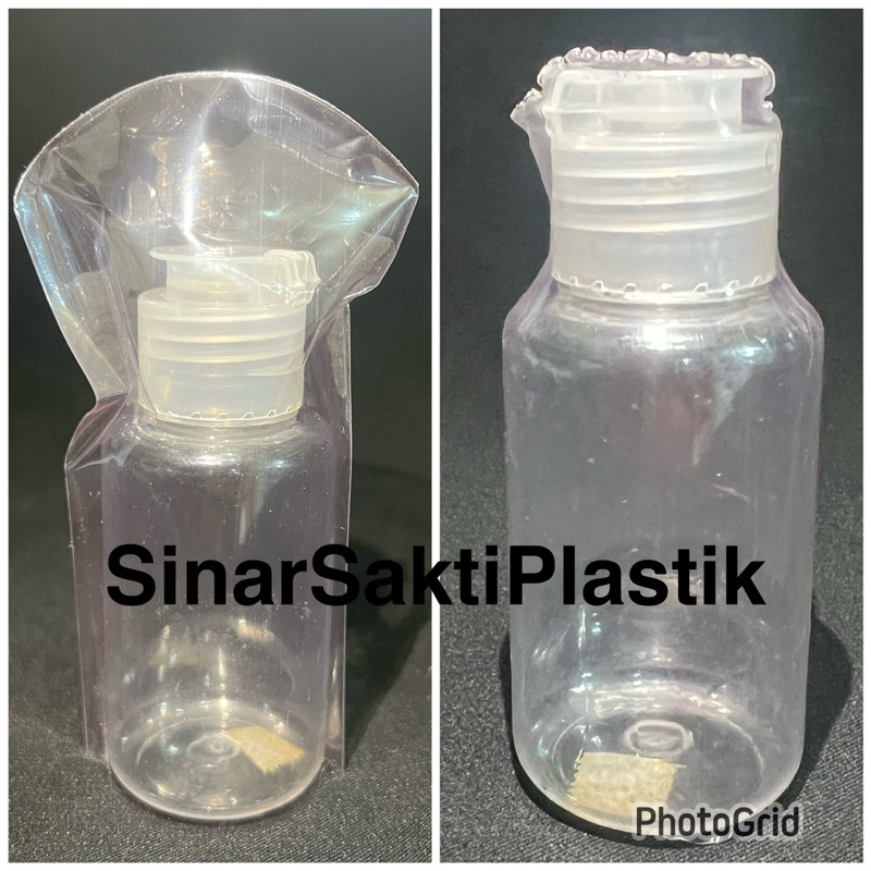 Jual Plastik segel / plastik shrink botol 70ml tubular fliptop seal ...